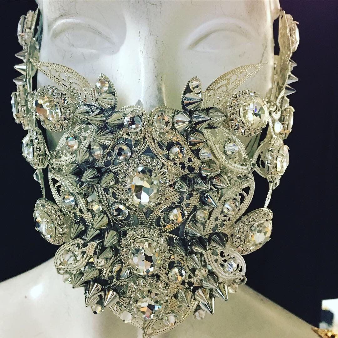 Ice Spiked Mask - Etsy