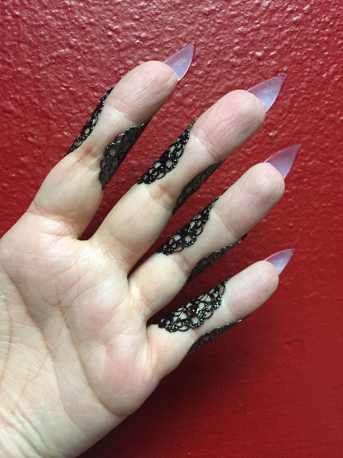 Finger lace cuffs set of 5 | Etsy