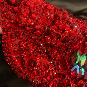 Vampire Red Crystal Mask - Etsy