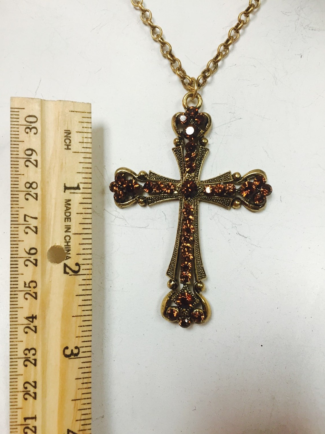 Victorian Cross Pendant - Etsy