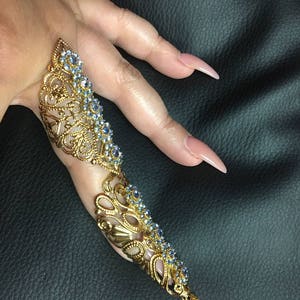 Baby Blue Full Finger Ring Set - Etsy