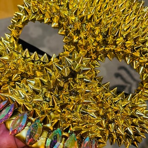 Gold Spiked Skull Mask - Etsy