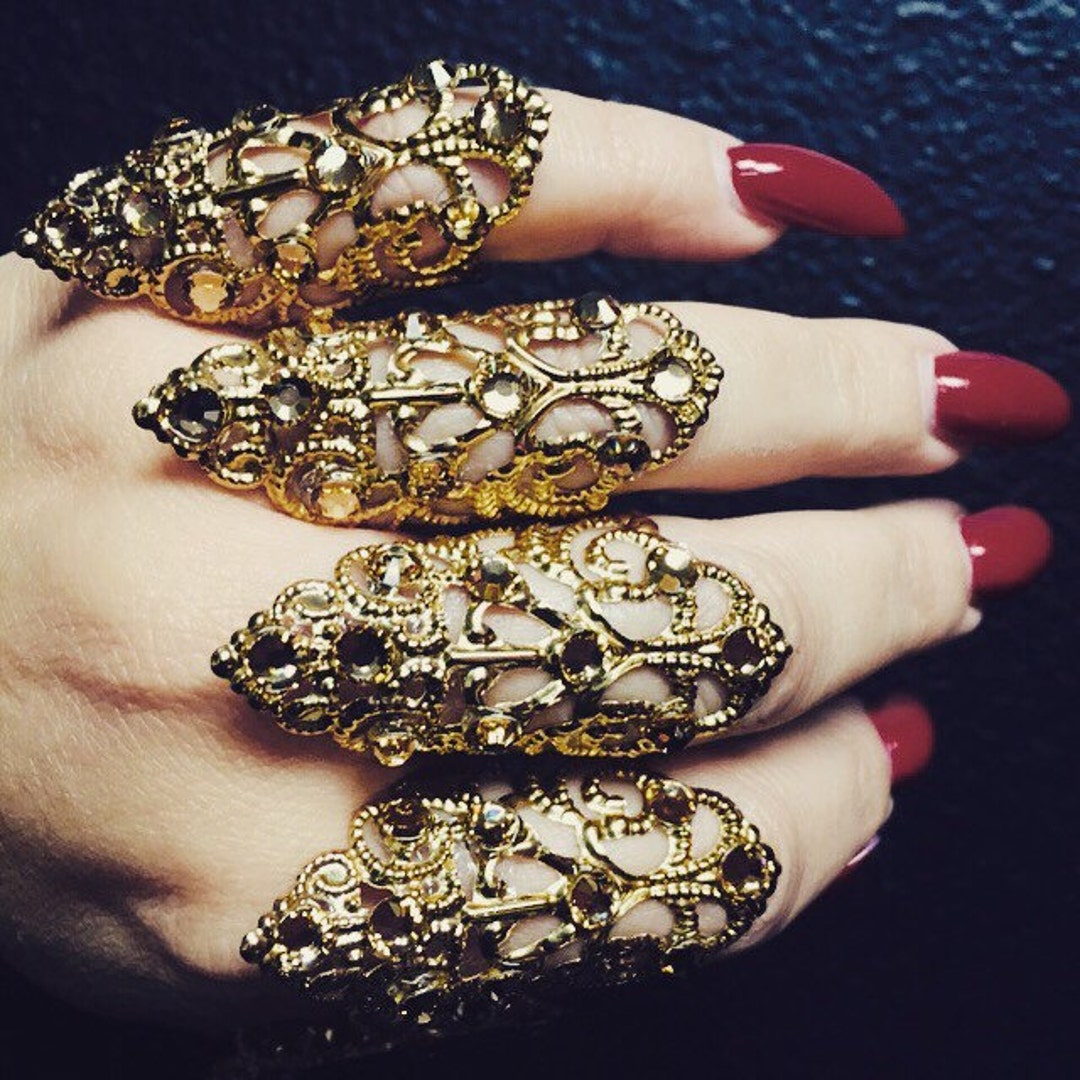 Set of 5 Adjustable Knuckle Rings - Etsy