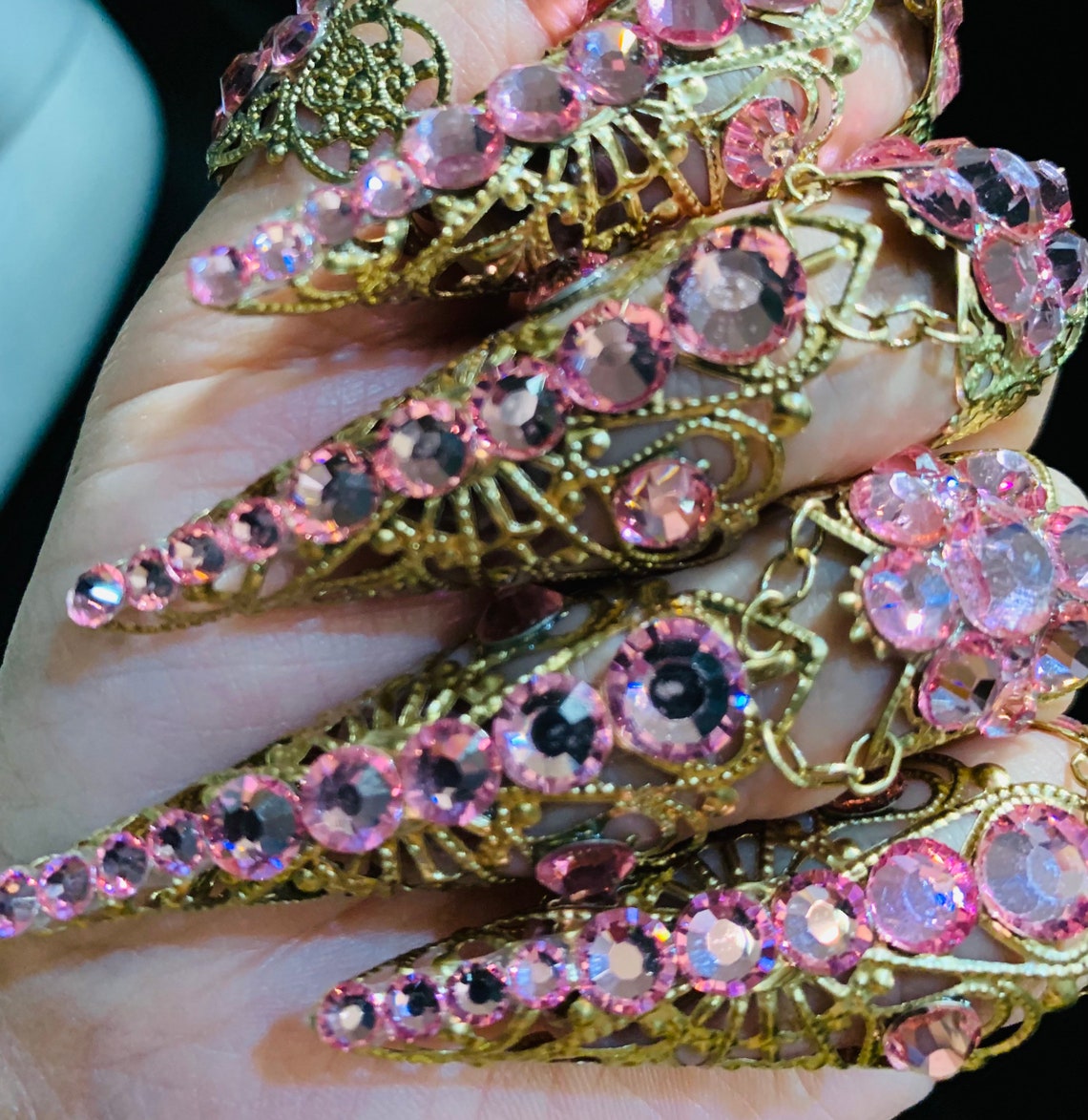 Pink Rings Set of 10 - Etsy