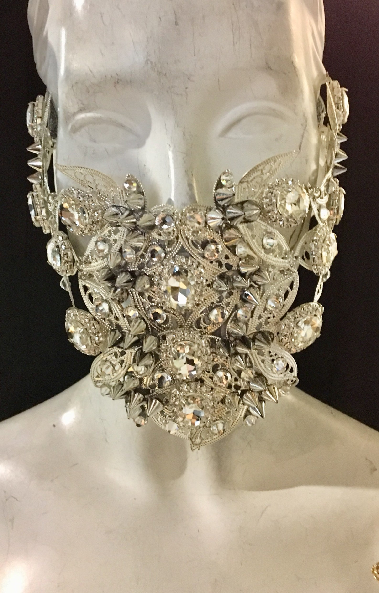 Ice Spiked Mask - Etsy