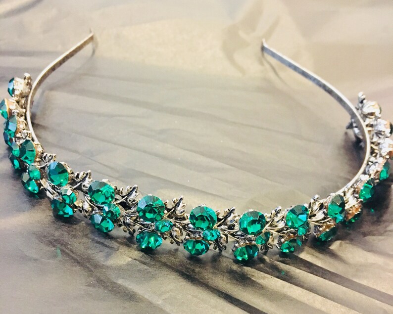 Emerald Headband - Etsy