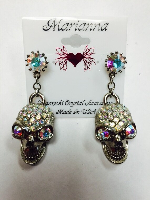Skull Earrings - Etsy