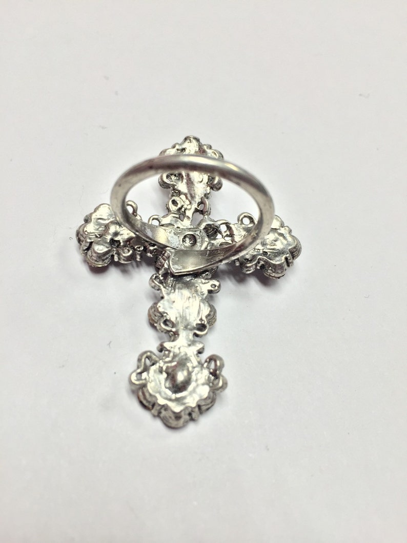 Victorian Cross Ring | Etsy