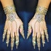 Gold Finger set of 2 Gloves - Etsy
