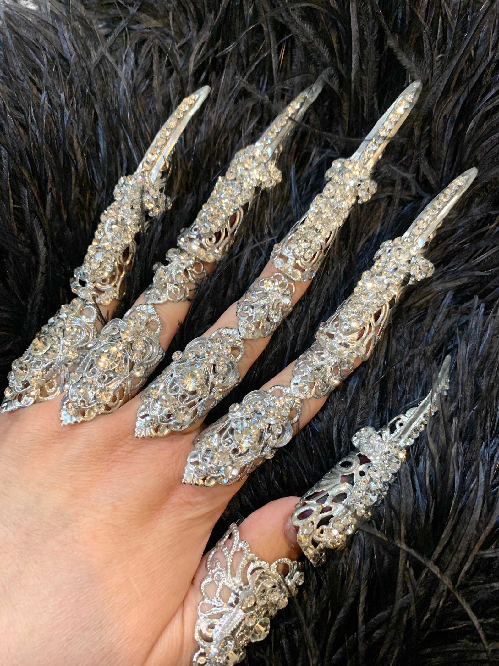 Crystal Claw Set. 1 Hand. Set of 13 | Etsy