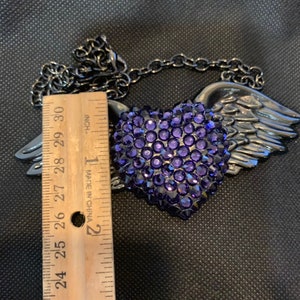Purple Heart With Wings - Etsy