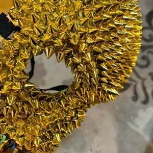 Gold Spiked Skull Mask - Etsy