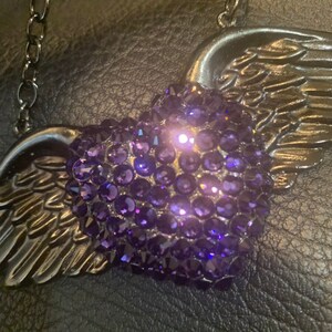 Purple Heart With Wings - Etsy