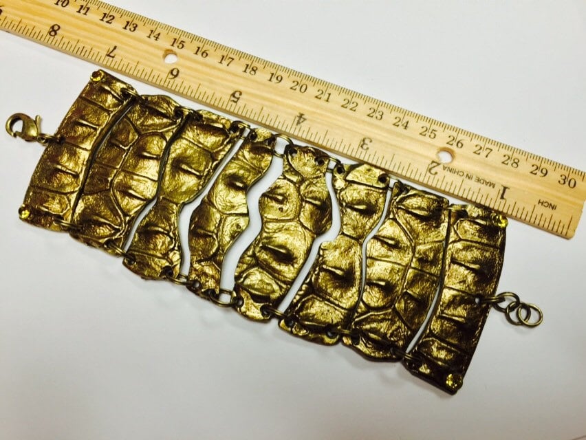 Gator bracelet | Etsy