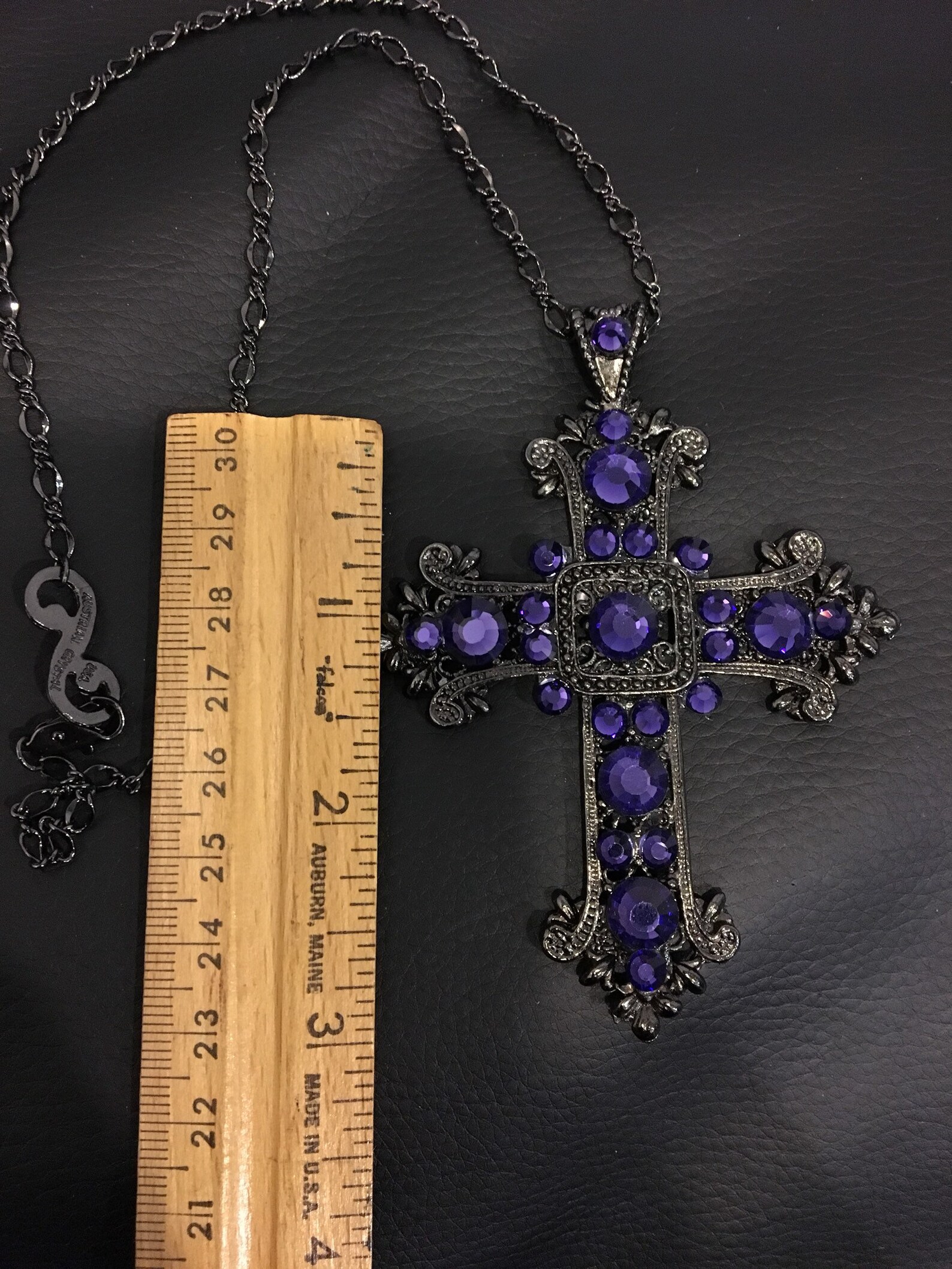 Purple Velvet Renaissance Cross - Etsy