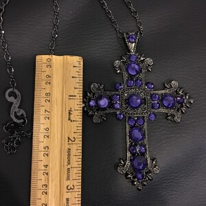 Purple Velvet Renaissance Cross - Etsy
