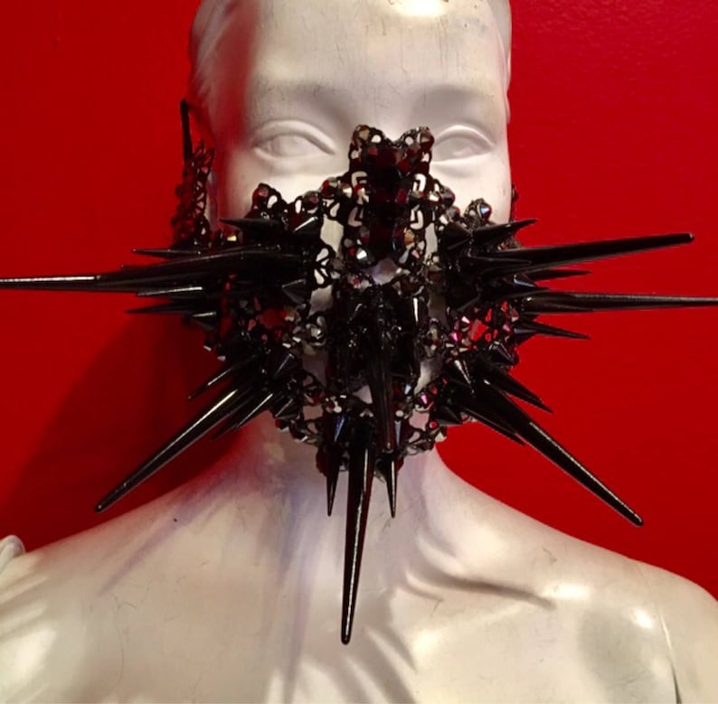 Spiked Knight Mask or Headpiece | Etsy