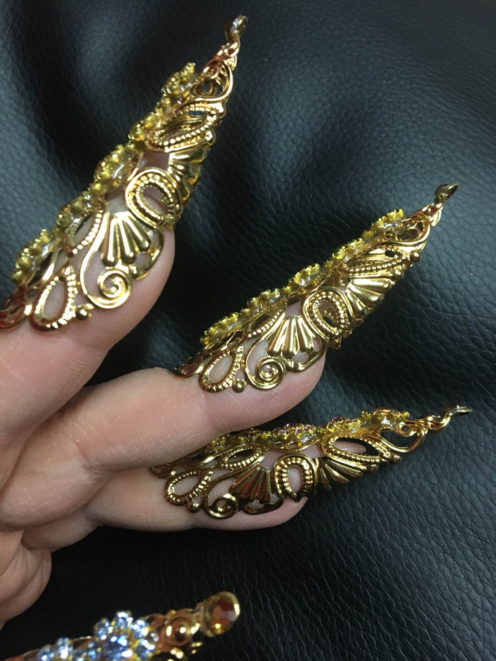 Light Multi Colored Cone Rings. Set of 5. - Etsy