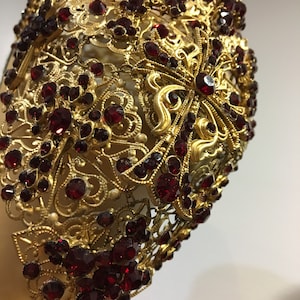 Red Crucifix Mask - Etsy