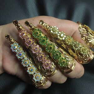 Light Multi Colored Cone Rings. Set of 5. - Etsy