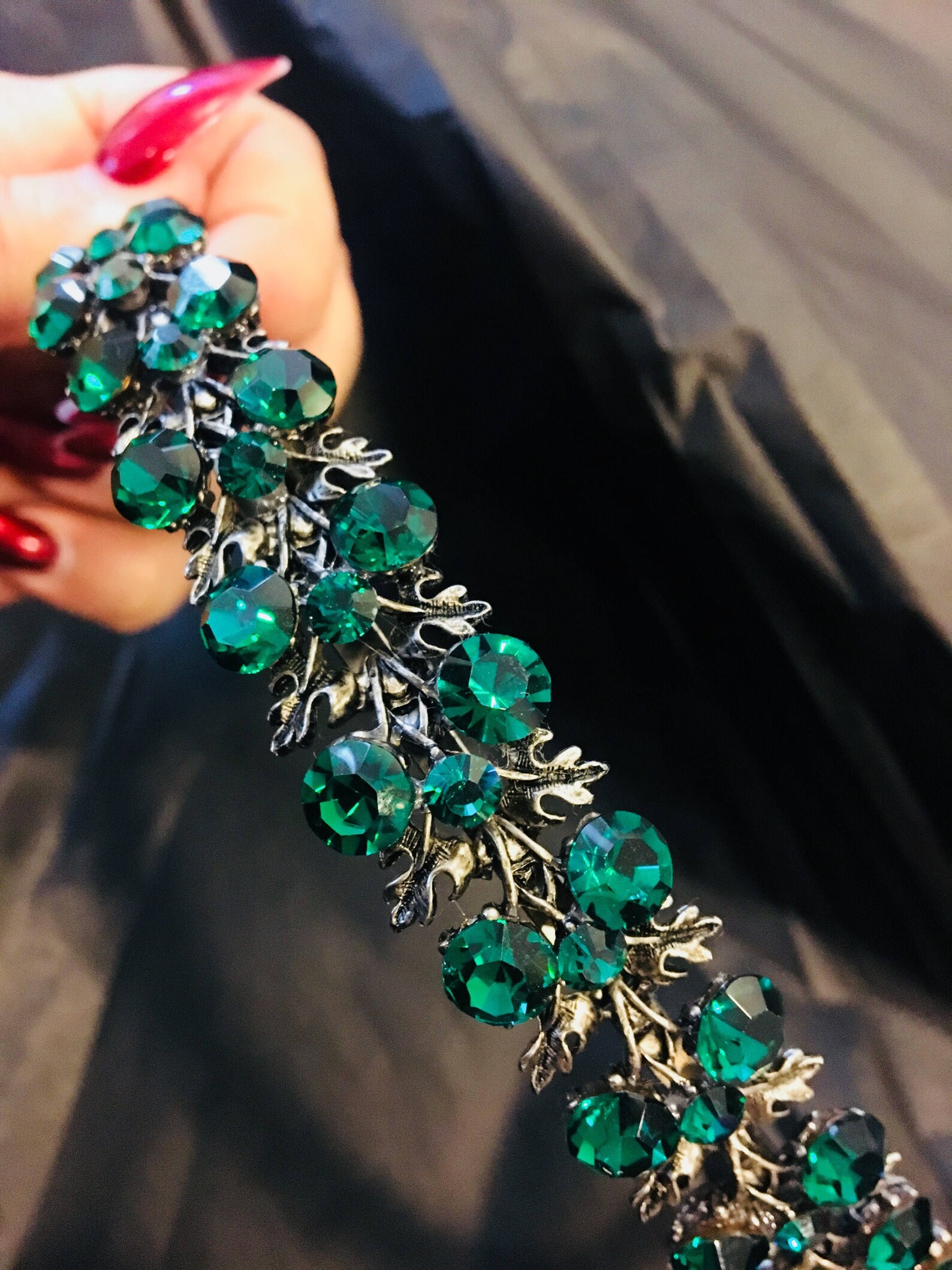 Emerald Headband - Etsy