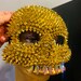 Gold Spiked Skull Mask - Etsy