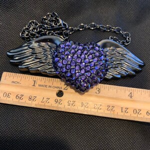 Purple Heart With Wings - Etsy