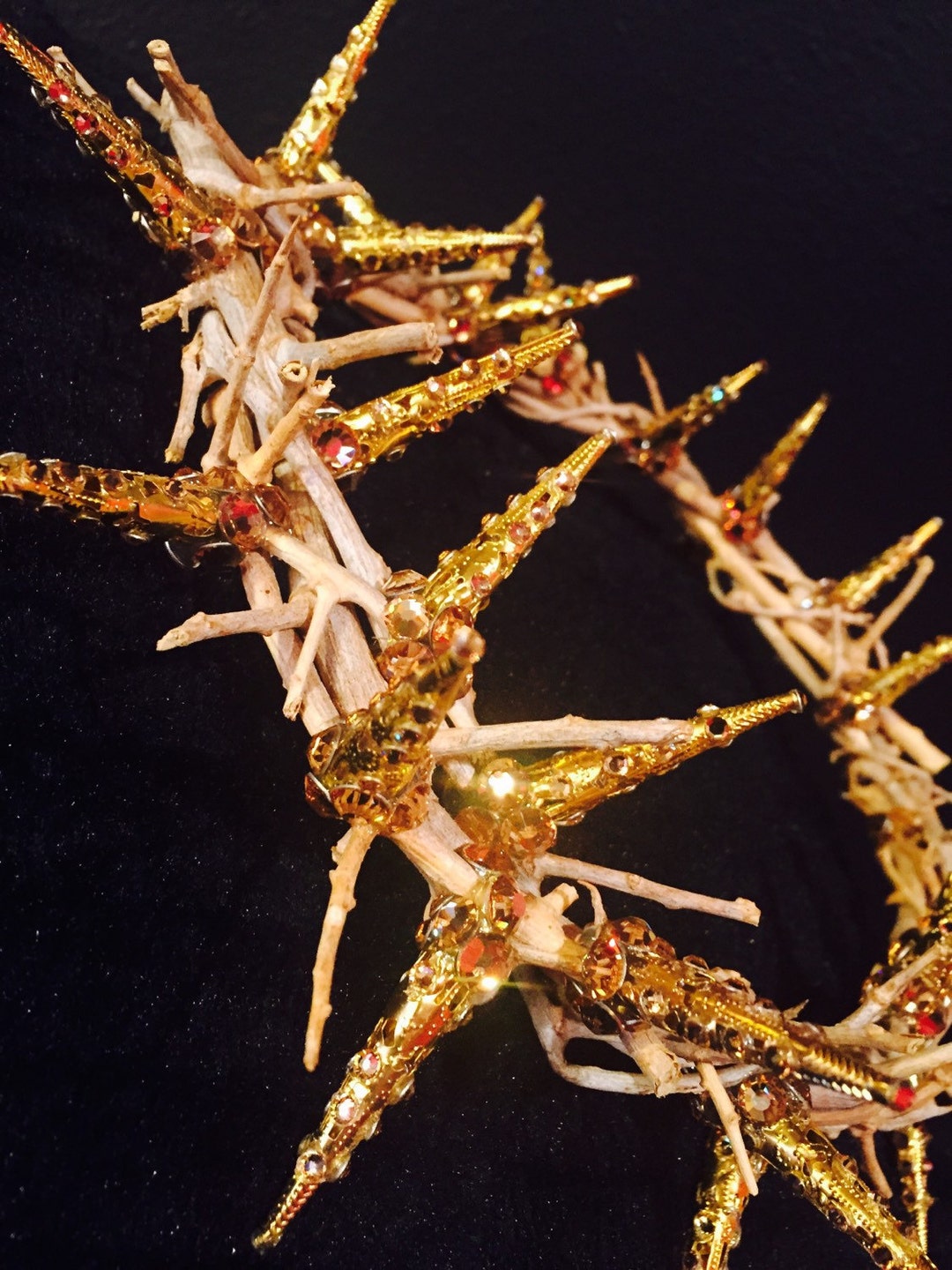 Golden Thorn Crown - Etsy