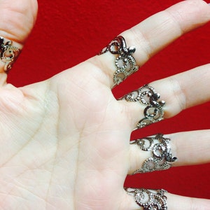 Set of 5 Adjustable Knuckle Rings - Etsy