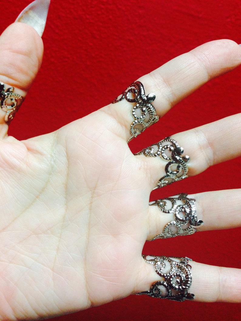 Set of 5 Adjustable Knuckle Rings | Etsy