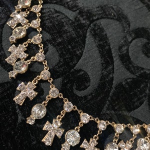 Lilith Cross Necklace/choker - Etsy