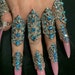 Iridescent Baby Blue Ring Set of 10 - Etsy