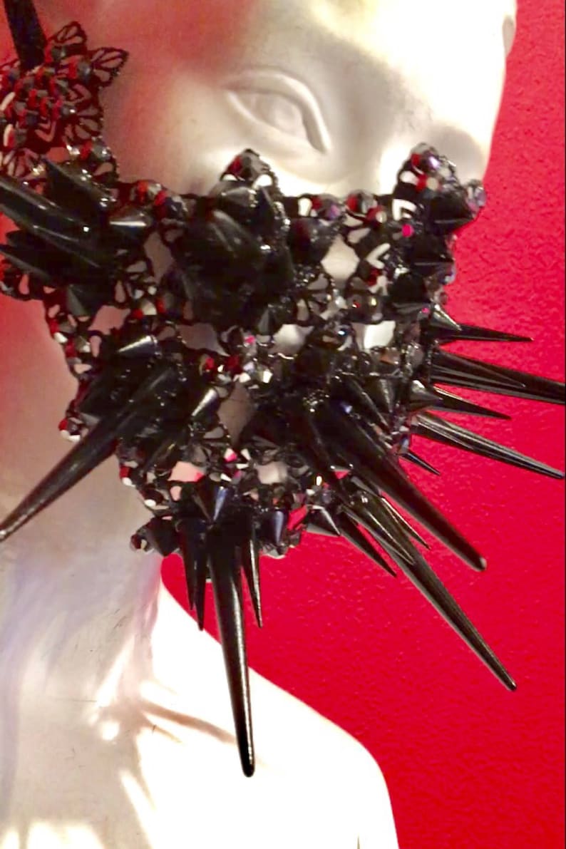 Spiked Knight Mask or Headpiece | Etsy