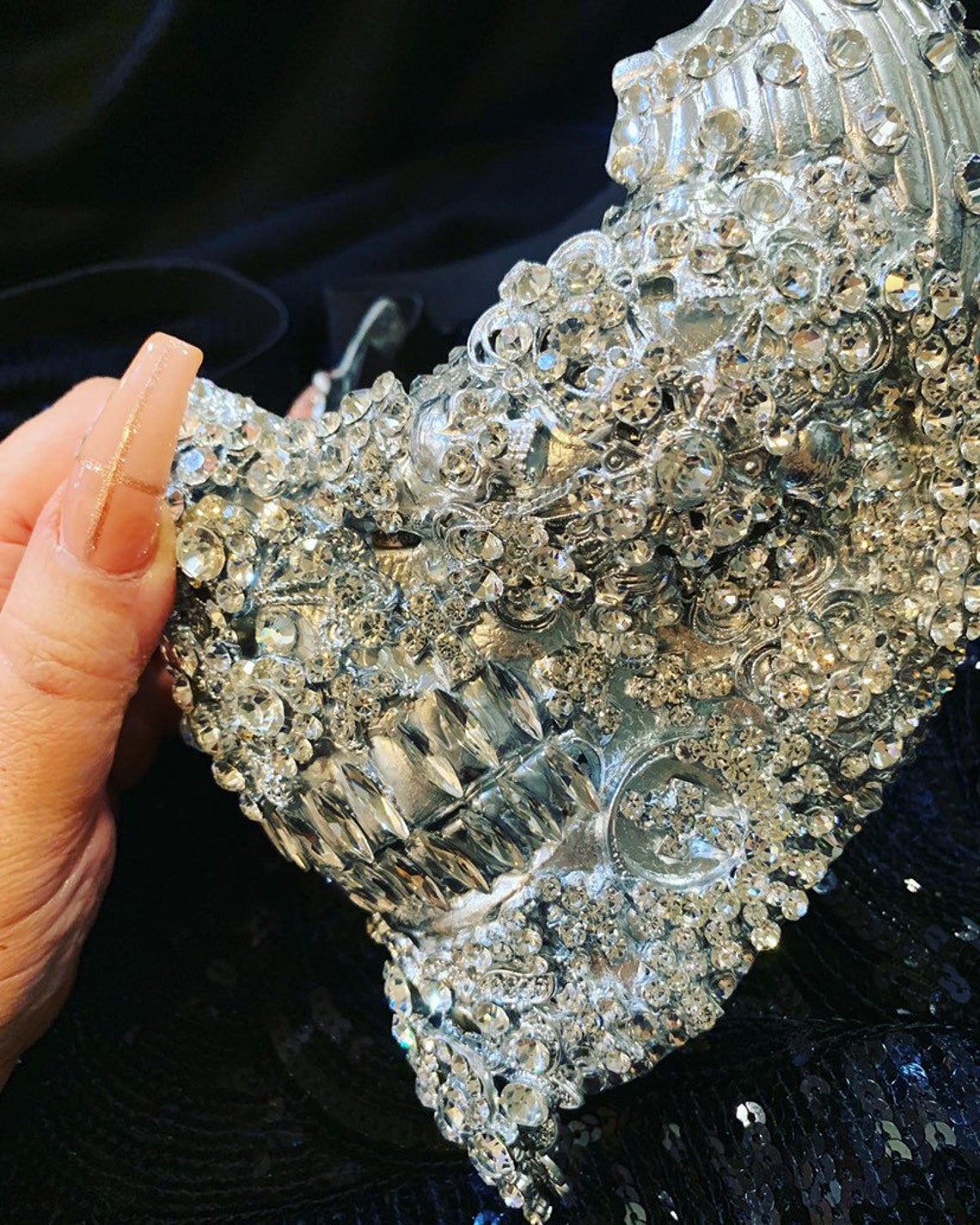 Crystal Skull Mask - Etsy