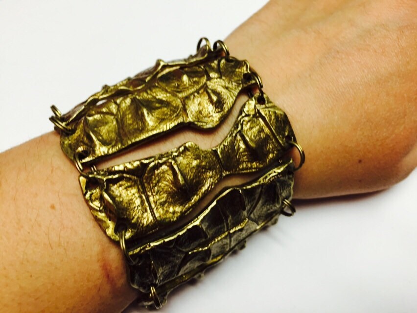 Gator bracelet | Etsy