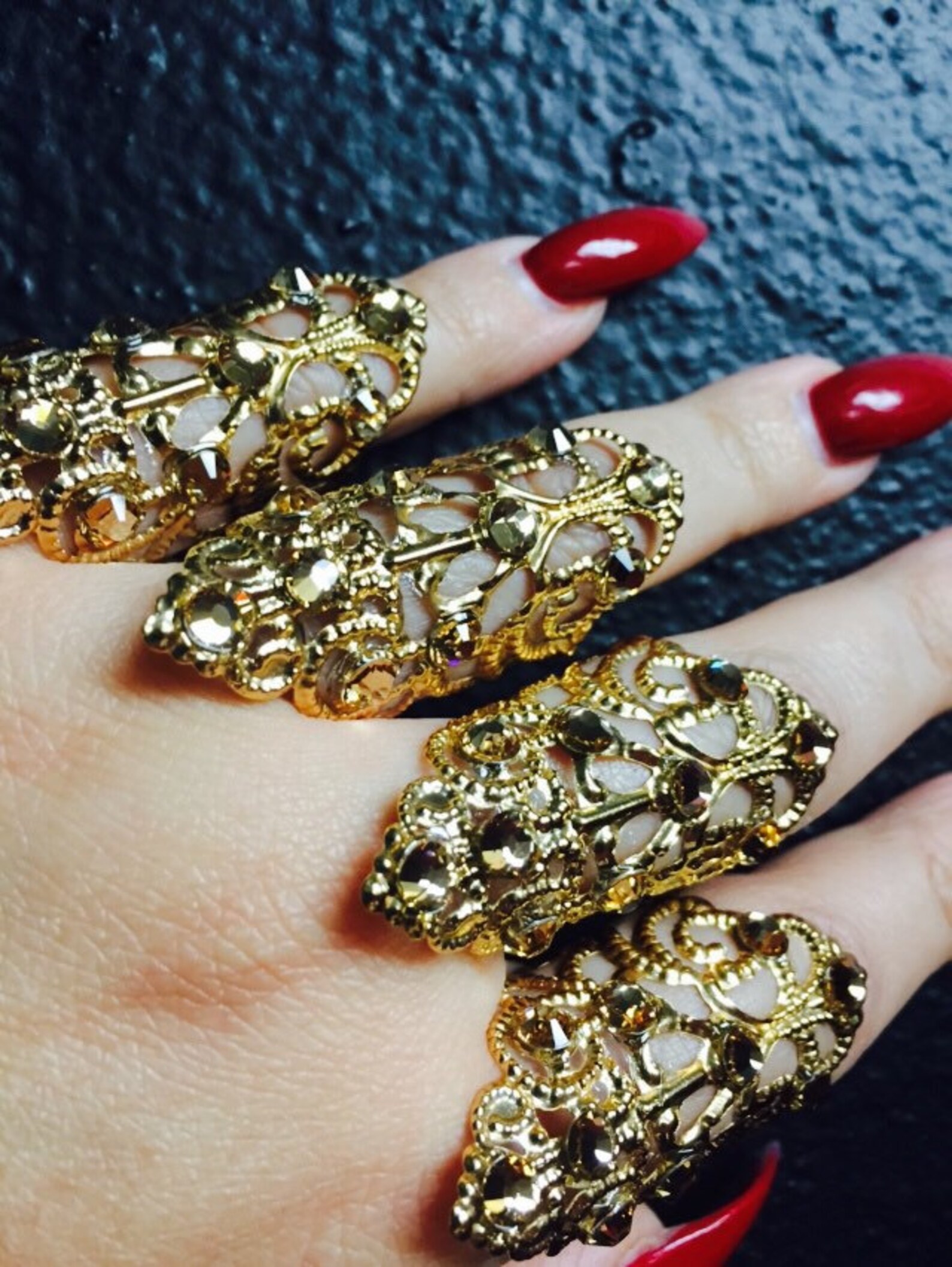 Set of 5 Adjustable Knuckle Rings | Etsy