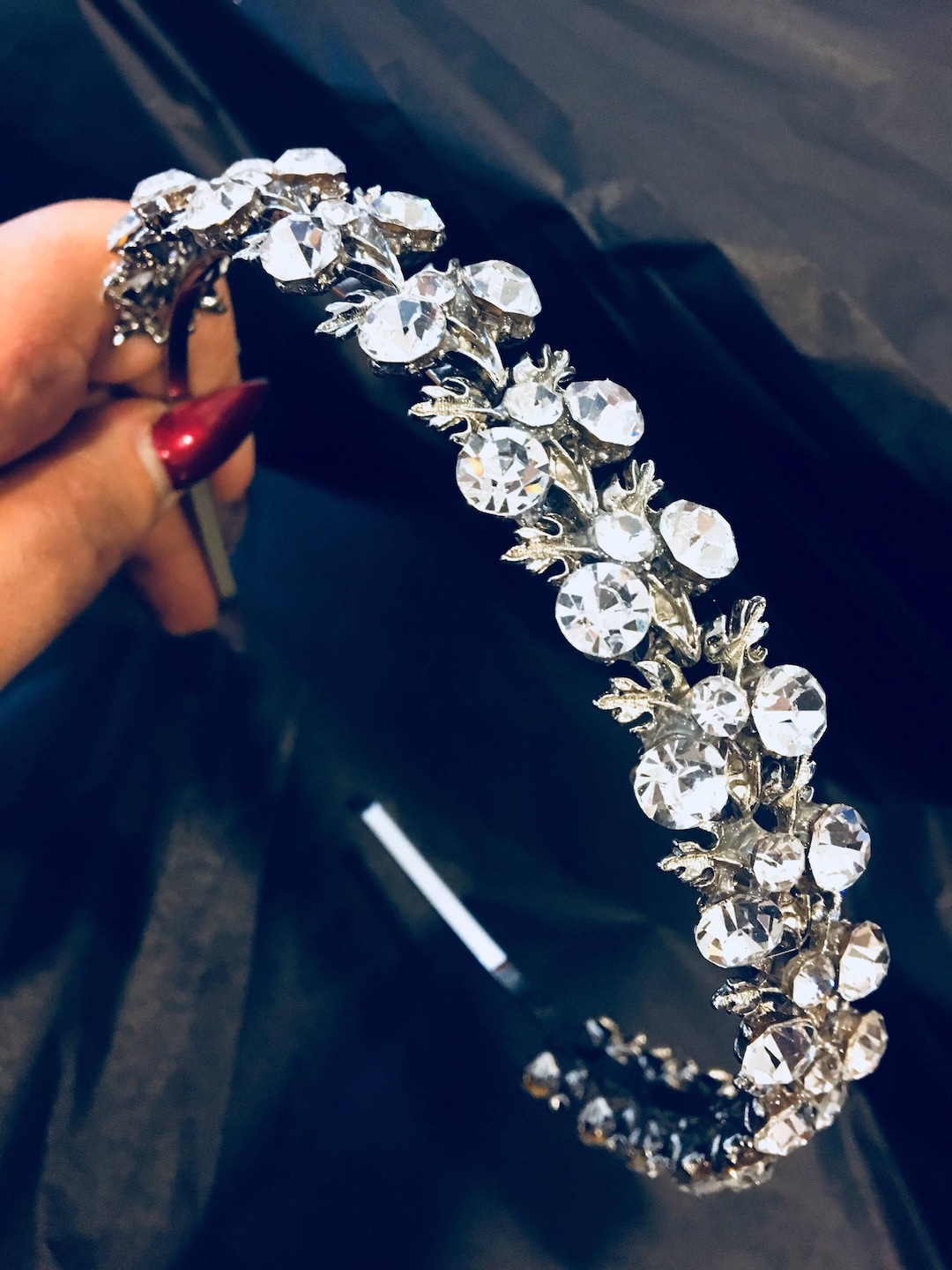 Crystal Clear Headband - Etsy