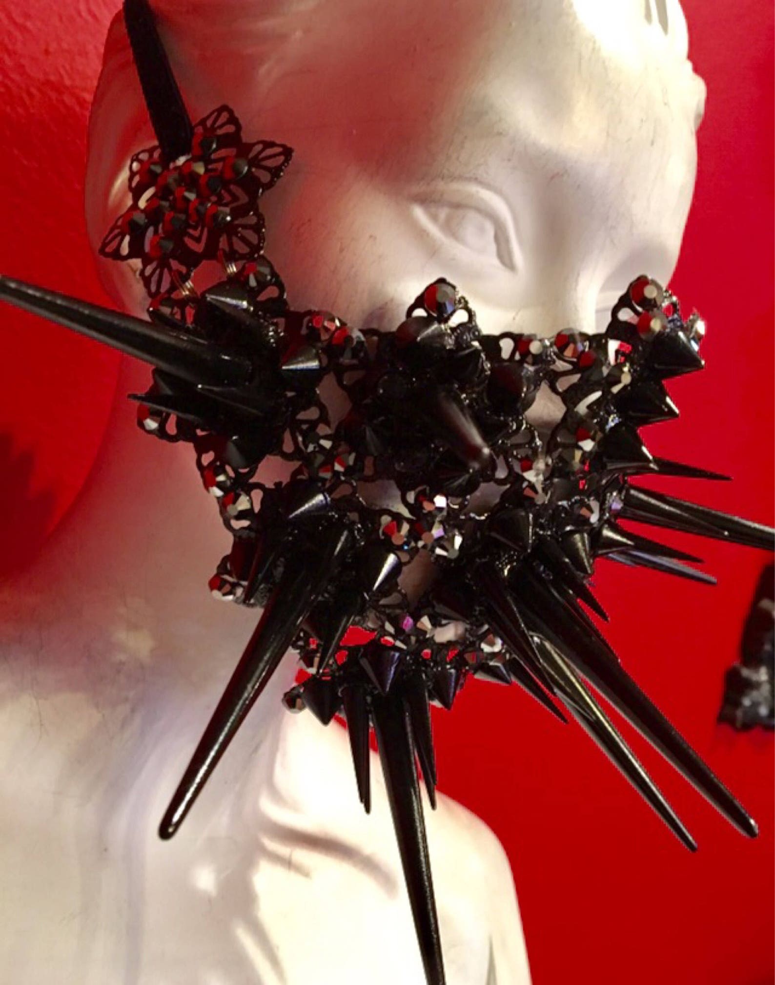 Spiked Knight Mask or Headpiece - Etsy
