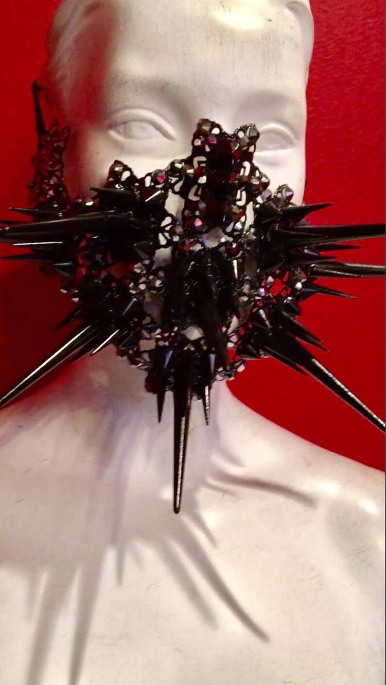 Spiked Knight Mask or Headpiece - Etsy
