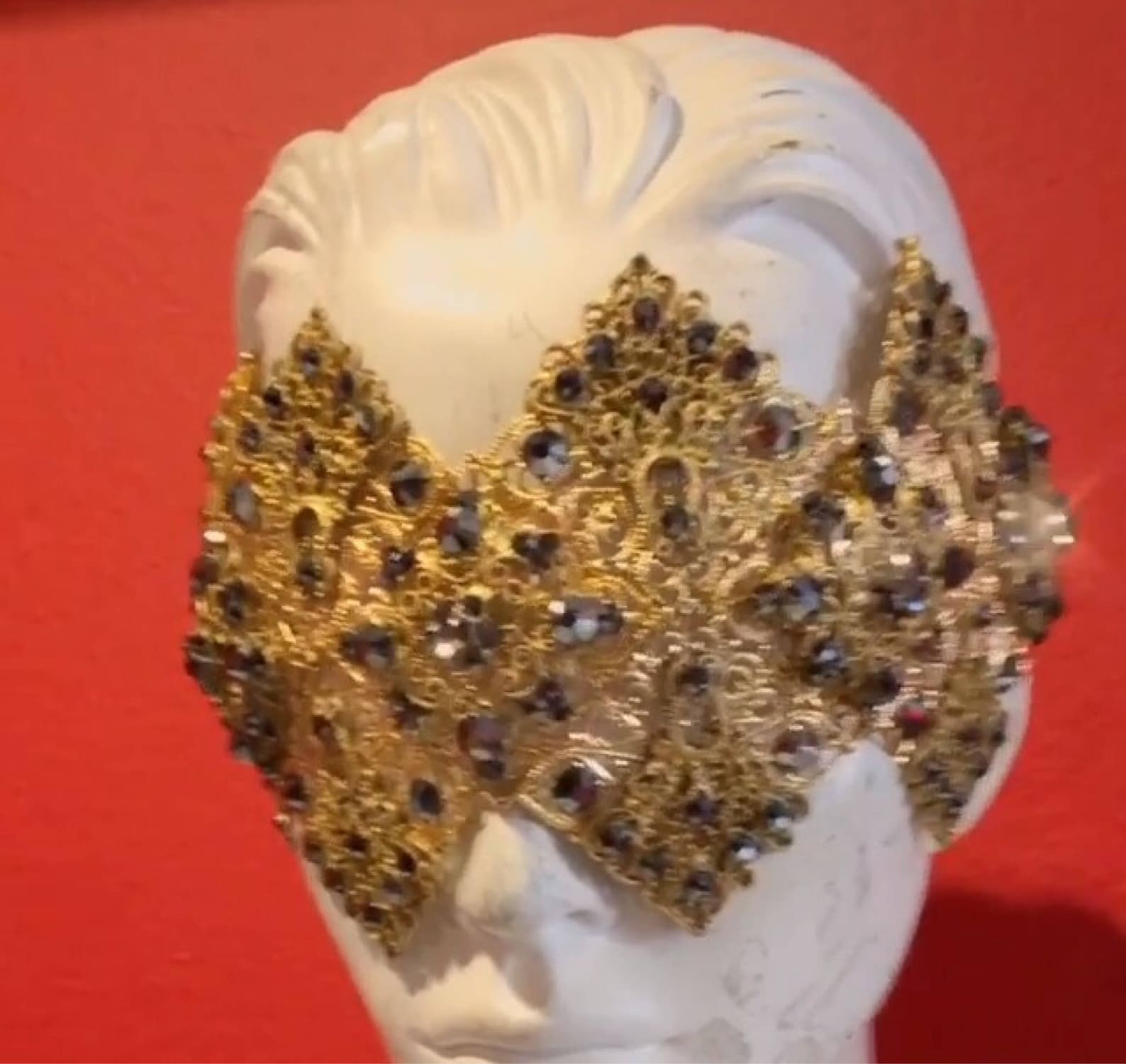 Golden Goddess Mask/headband - Etsy