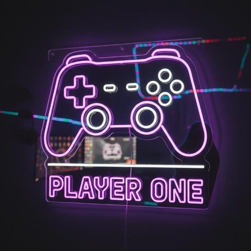 Neon Sign Light Gaming - Etsy
