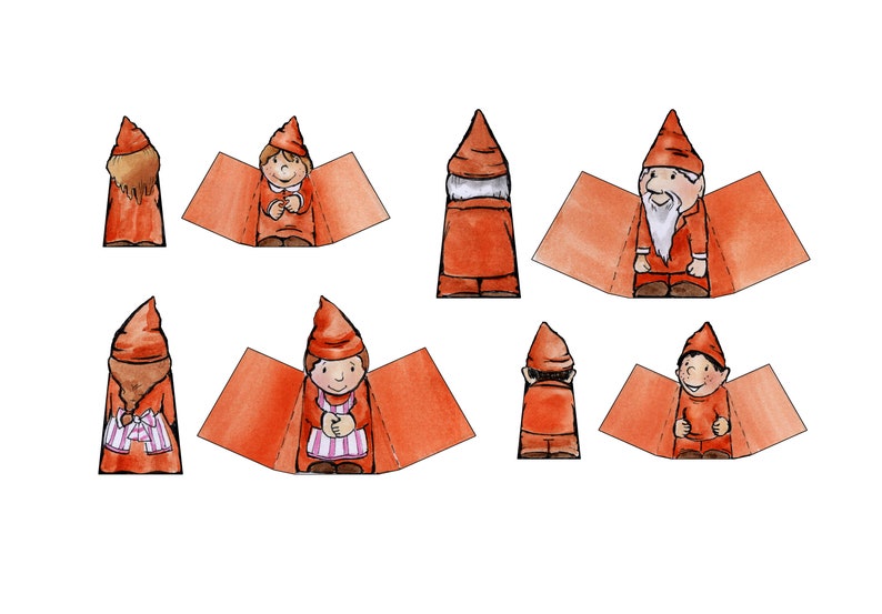 DIY Pop-up Paper Dwarf House - Etsy