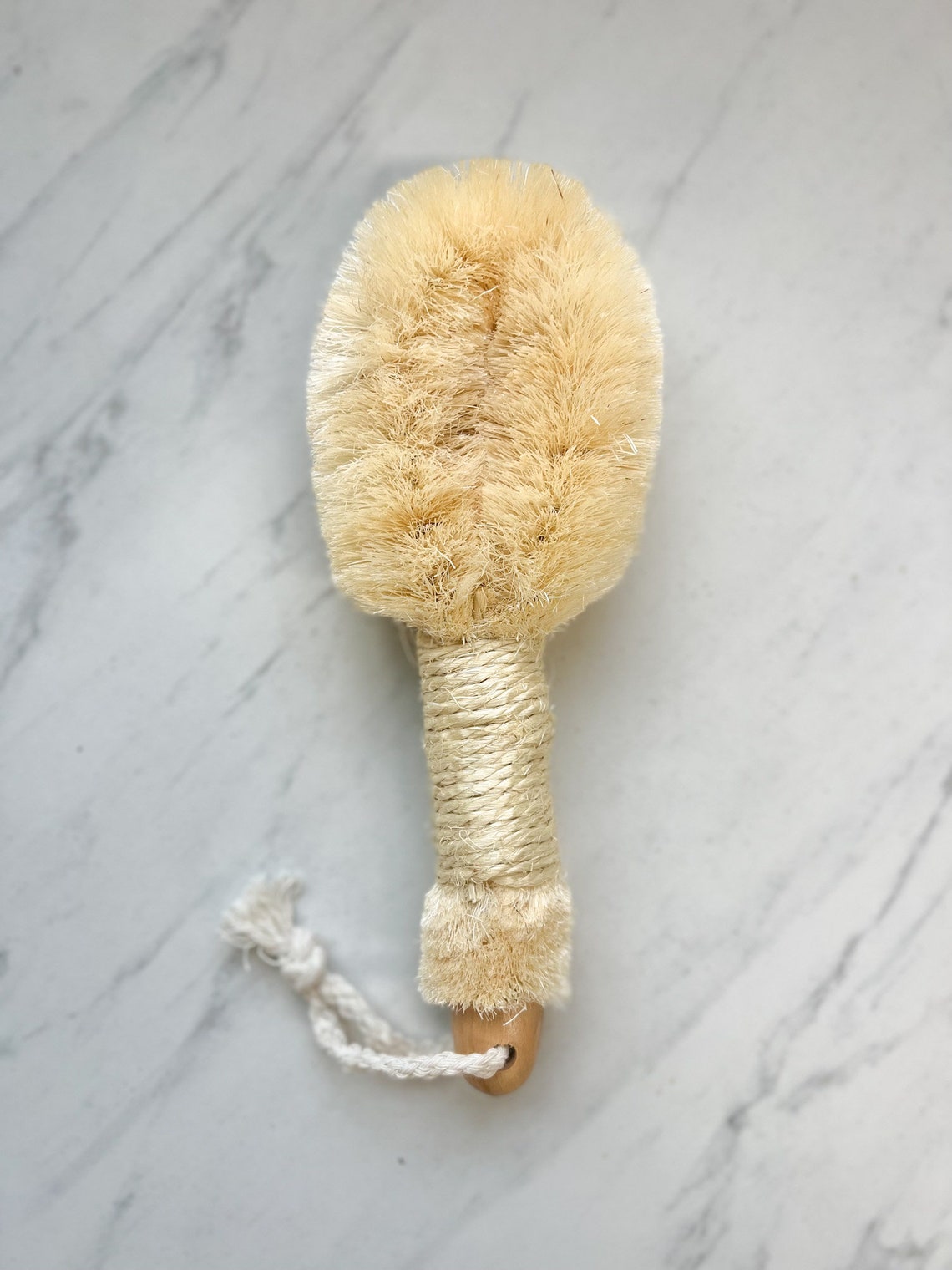 Sisal Botanical Body Brush - Natural Fiber Brush for Dry Brushing and ...