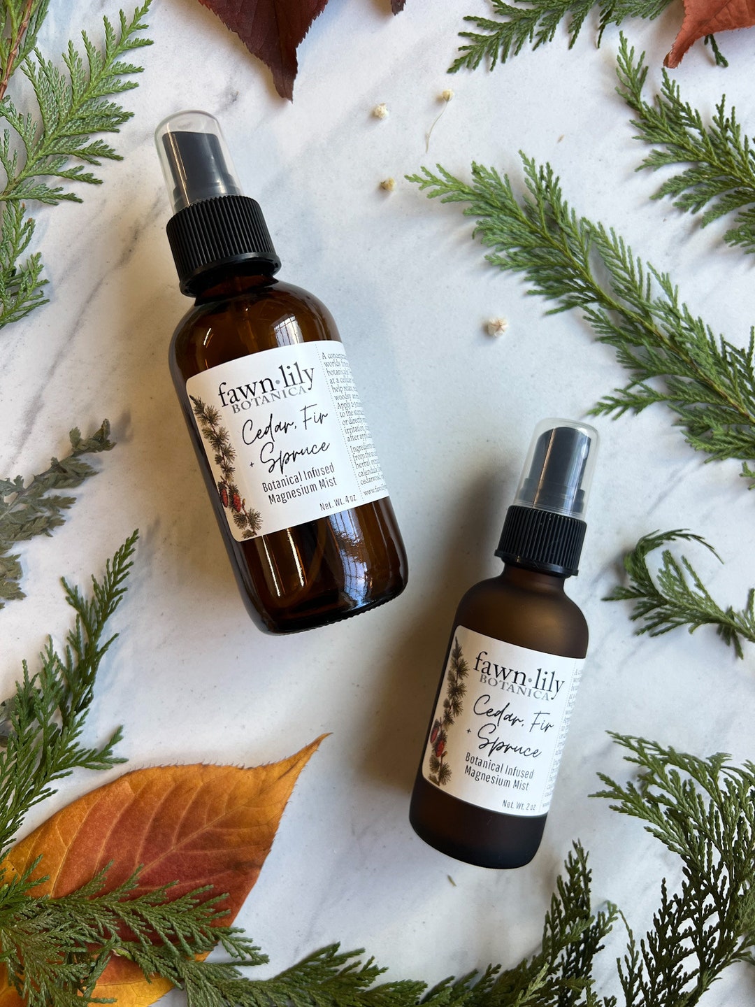 Cedar, Fir + Spruce Magnesium Mist - Botanical Infused Magnesium Oil ...