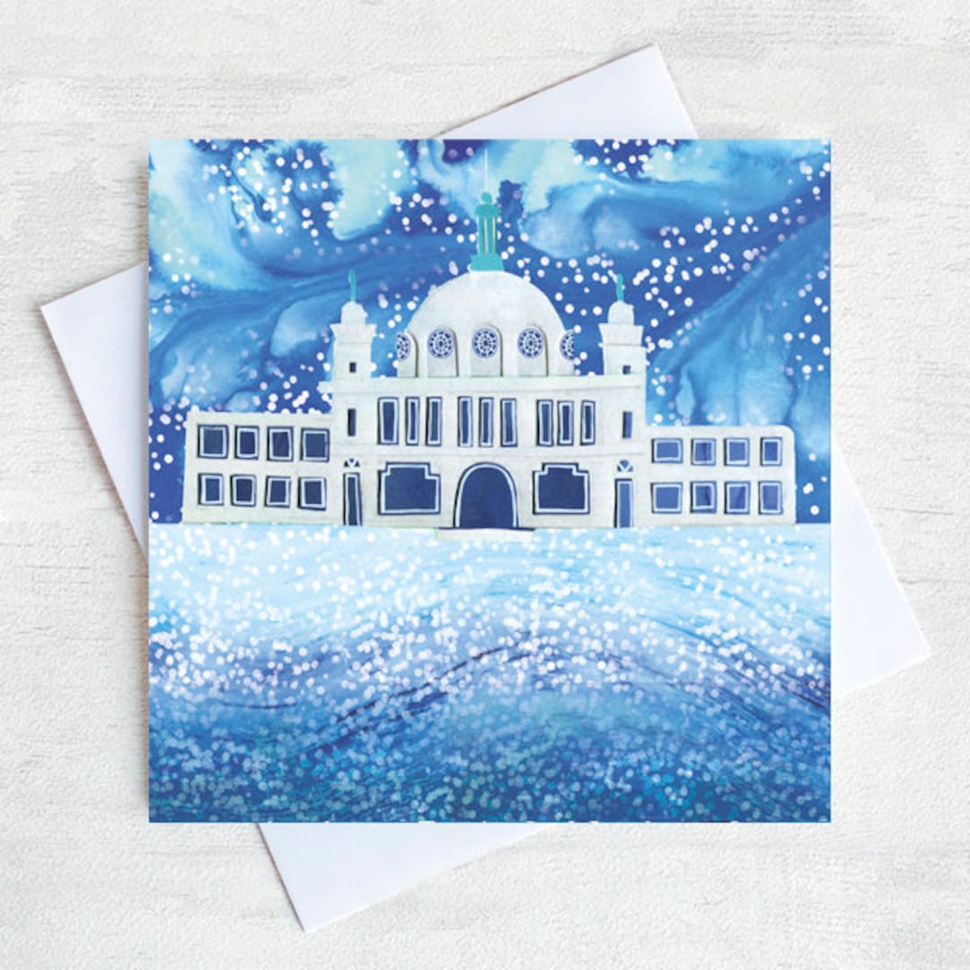 Whitley Bay Christmas Card Spanish City North East Christmas Card ...