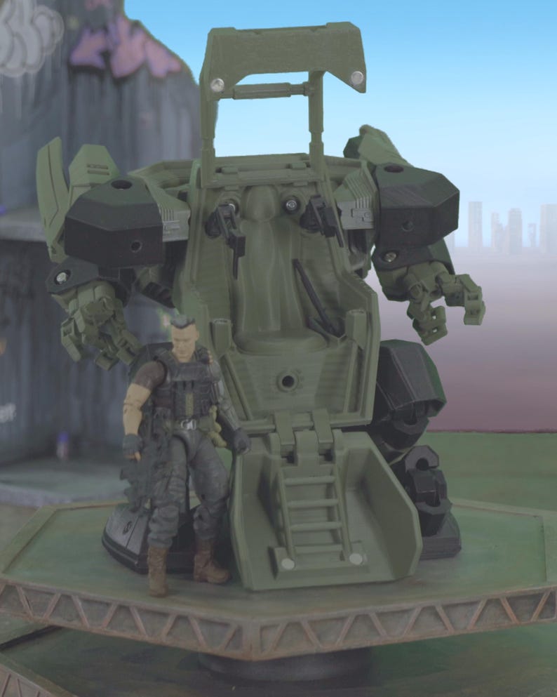 Tribute Mech V1 Builder Kit by Renderboy 3D 1:12 Scale - Etsy