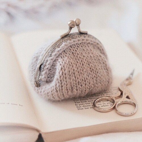 KNITTING PATTERN Coin Purse Knit Pattern Easy Knitting - Etsy