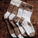 KNITTING PATTERN ⨯ Cabin Socks Knitting Pattern, Easy Socks Knitting ...