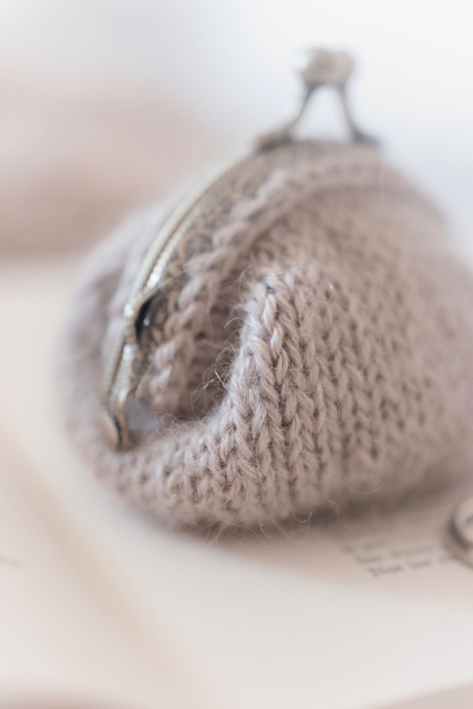 KNITTING PATTERN ⨯ Coin Purse Knit Pattern, Easy Knitting Pattern ...