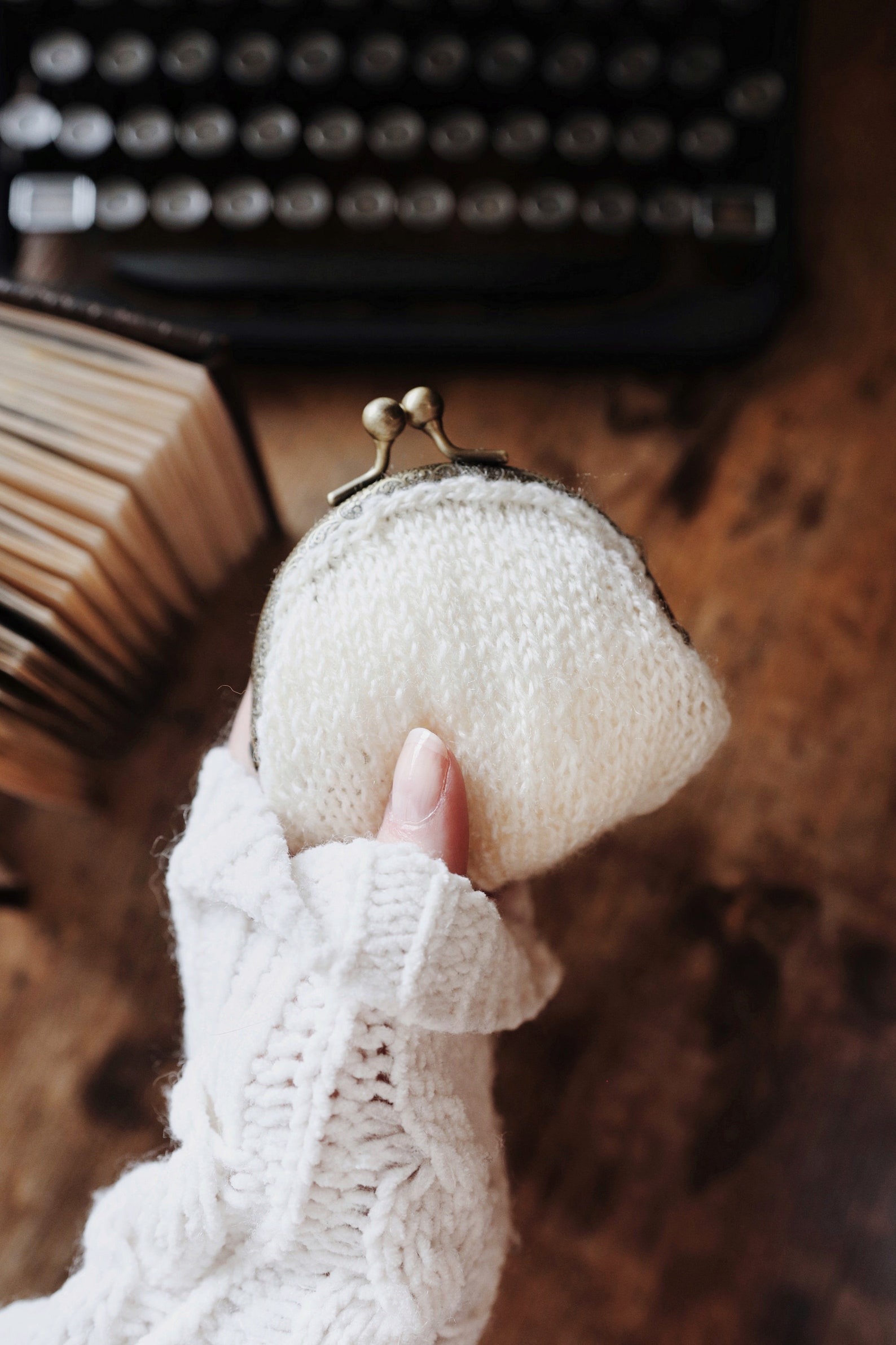 KNITTING PATTERN ⨯ Coin Purse Knit Pattern, Easy Knitting Pattern ...